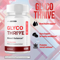 Glyco Thrive Blood Support Pills Advanced Formula Vitamin Supplement GlycoThrive 60 Capsules ...