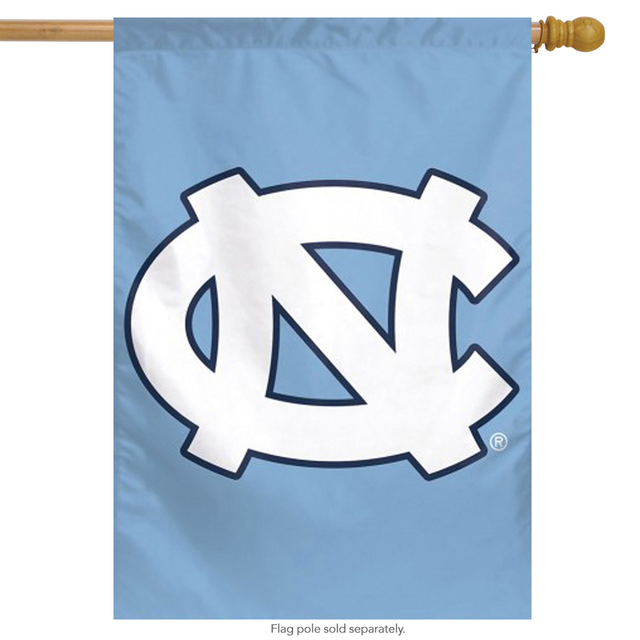 NCAA North Carolina Prime 28" x 40" Vertical Flag - Walmart.com