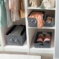 Simplify 2 Pack Large Woven Shelf Storage Basket in Grey - Walmart.com