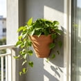 Hanging pot, semicircular planter basket, bottom drainage design ...