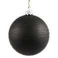 Vickerman 4.75" Plum Ball Ornament w/Glitter Assorted 2/Bg - Walmart.com