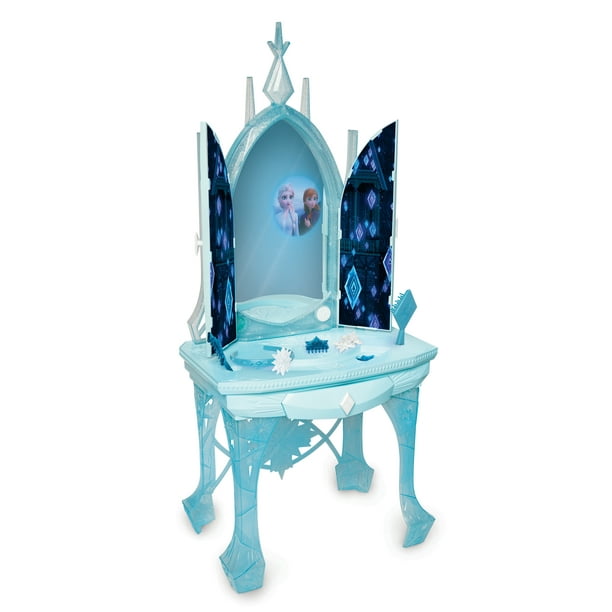 Disney Frozen 2 Elsa's Enchanted Ice Vanity Includes Lights Iconic ...