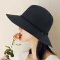 Travelwant Womens Wide Brim Sun Hat With Wind Lanyard Upf Summer Straw