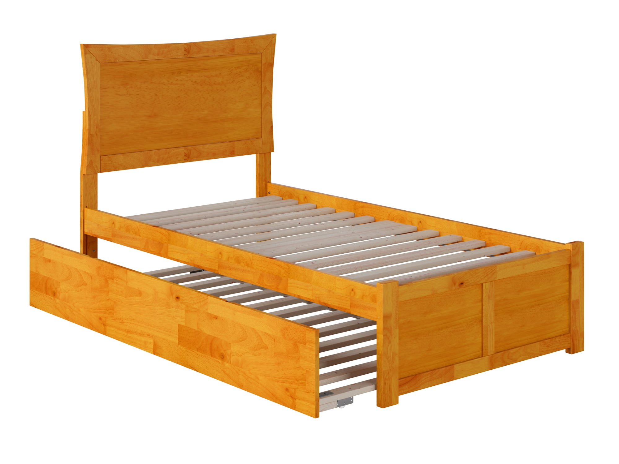 Metro Twin Platform Bed with Flat Panel Foot Board and Twin Size Urban ...