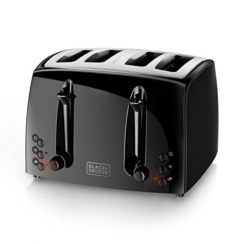 Click here for Black+Decker 4-Slice Toaster  Extra-Wide  Black  T... prices