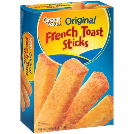 Great Value™ Orignal French Toast Sticks 16 oz. Box - Walmart.com