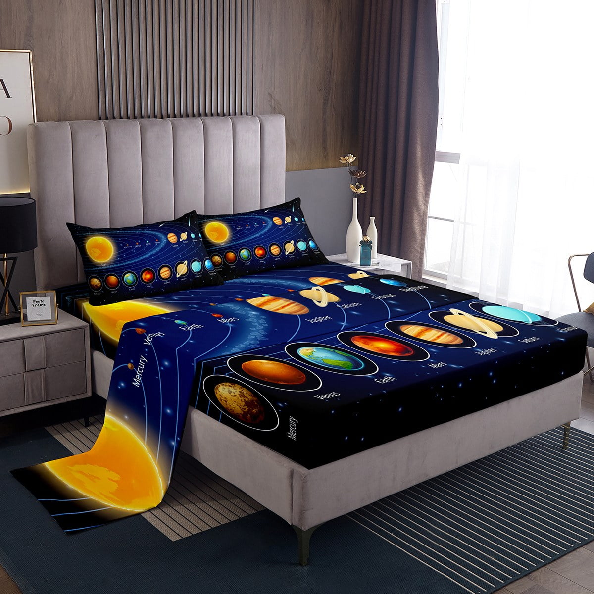 Click here for Erosebridal Outer Space Full Sheet Sets  Cartoon P... prices