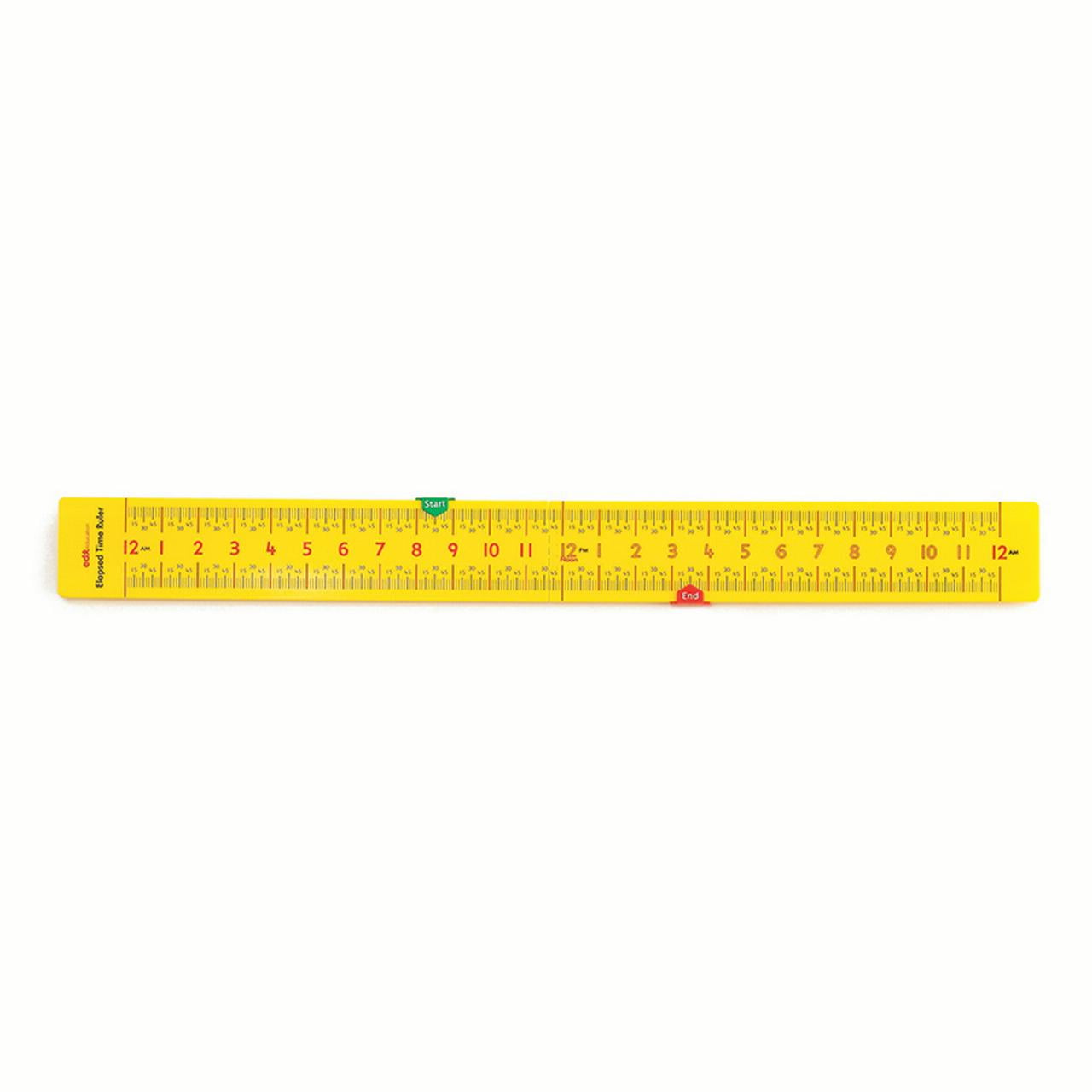 Learning Advantage Folding Elapsed Time Ruler, Pack of 10 - Walmart.com