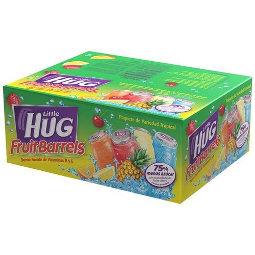 Little Hug Fruit Drink Barrels Tropical Fruit Variety Pack, 8 Fl. Oz ...