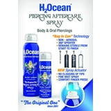 "H2Ocean Piercing Aftercare Spray, 4 Ounce- pack of 2" - Walmart.com