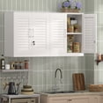 Marcree Metal Wall Cabinet,Garage Cabinet with Handle,Lockable Storage ...