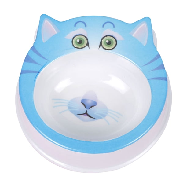 Creative pet bowl cute face cat bowl melamine cartoon cat face water ...