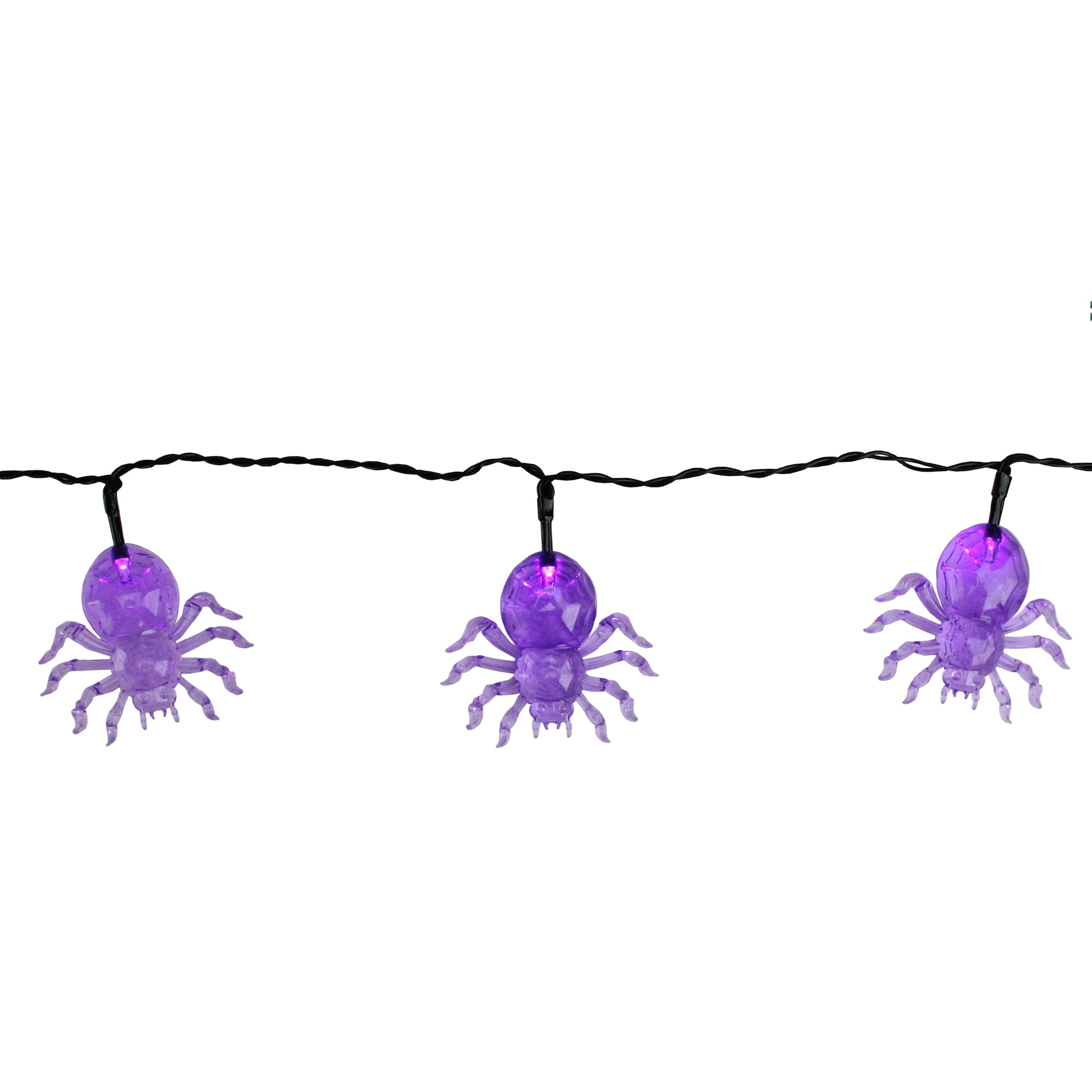 Click here for Northlight 10 Purple Battery Operated Led Spider H... prices
