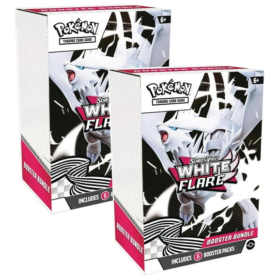 Pokemon SV10.5 White Flare Booster Bundle 2-Pack - Walmart.com