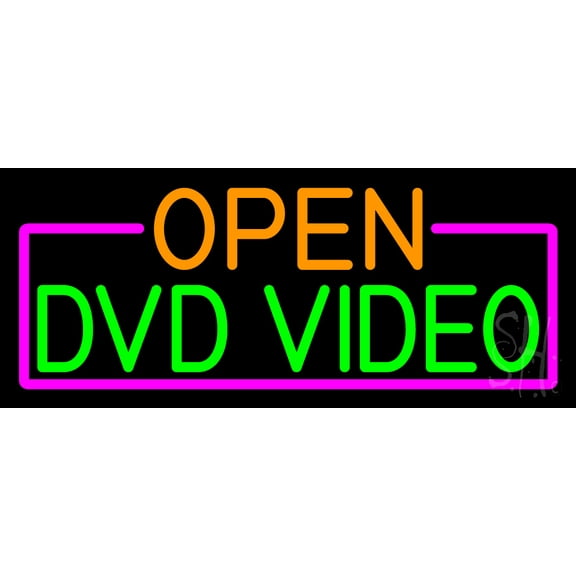 Blue Open Pagers With Red Border LED Neon Sign 10 x 24 - inches, Clear ...