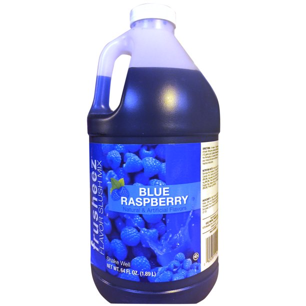 Blue Raspberry Frusheez Slush Mix (1/2 gallon) - Walmart.com