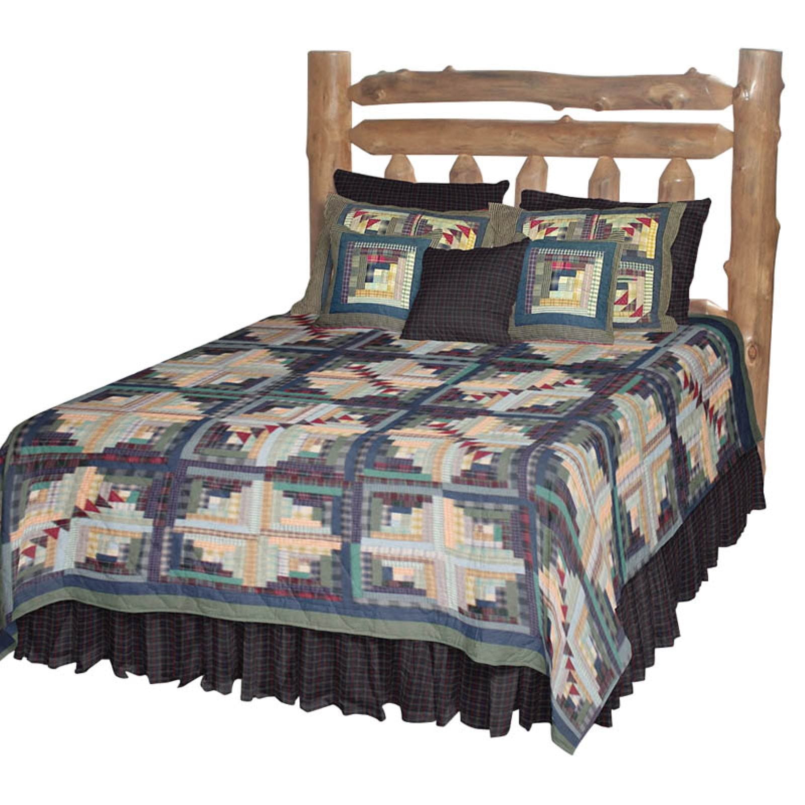 Patch Magic Wild Goose Log Cabin Quilt - Walmart.com - Walmart.com