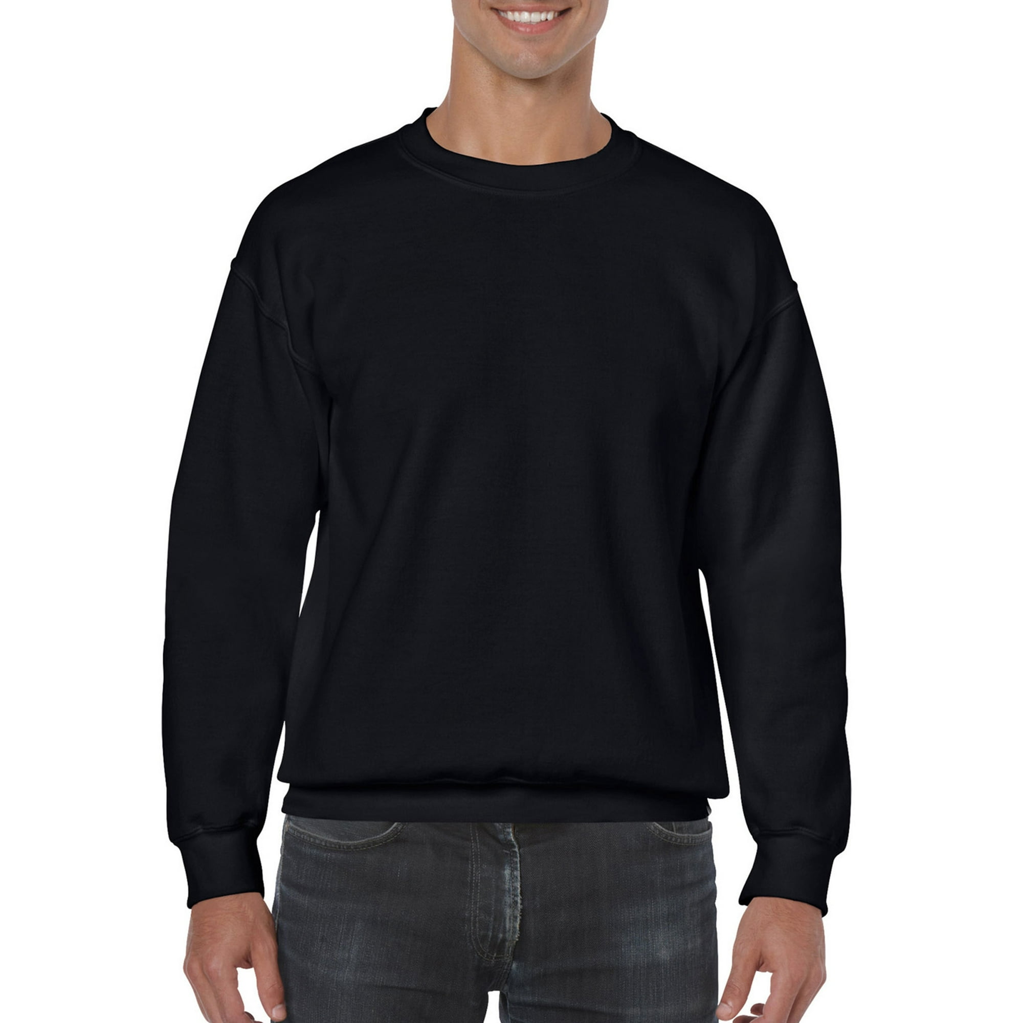 Click here for Gildan Mens Heavy Blend Crewneck Sweatshirt  M  Bl... prices