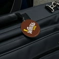 Willy Wonka and the Chocolate Factory Wonka Bar Logo Round Luggage ID ...