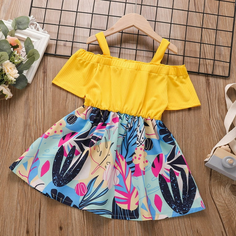 Lilo Dress Leaf Pattern