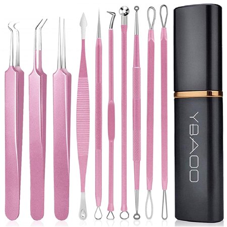 [New]Pimple Popper Tool Kit 10PCS, Acne Tool Blackhead Remover Tool ...
