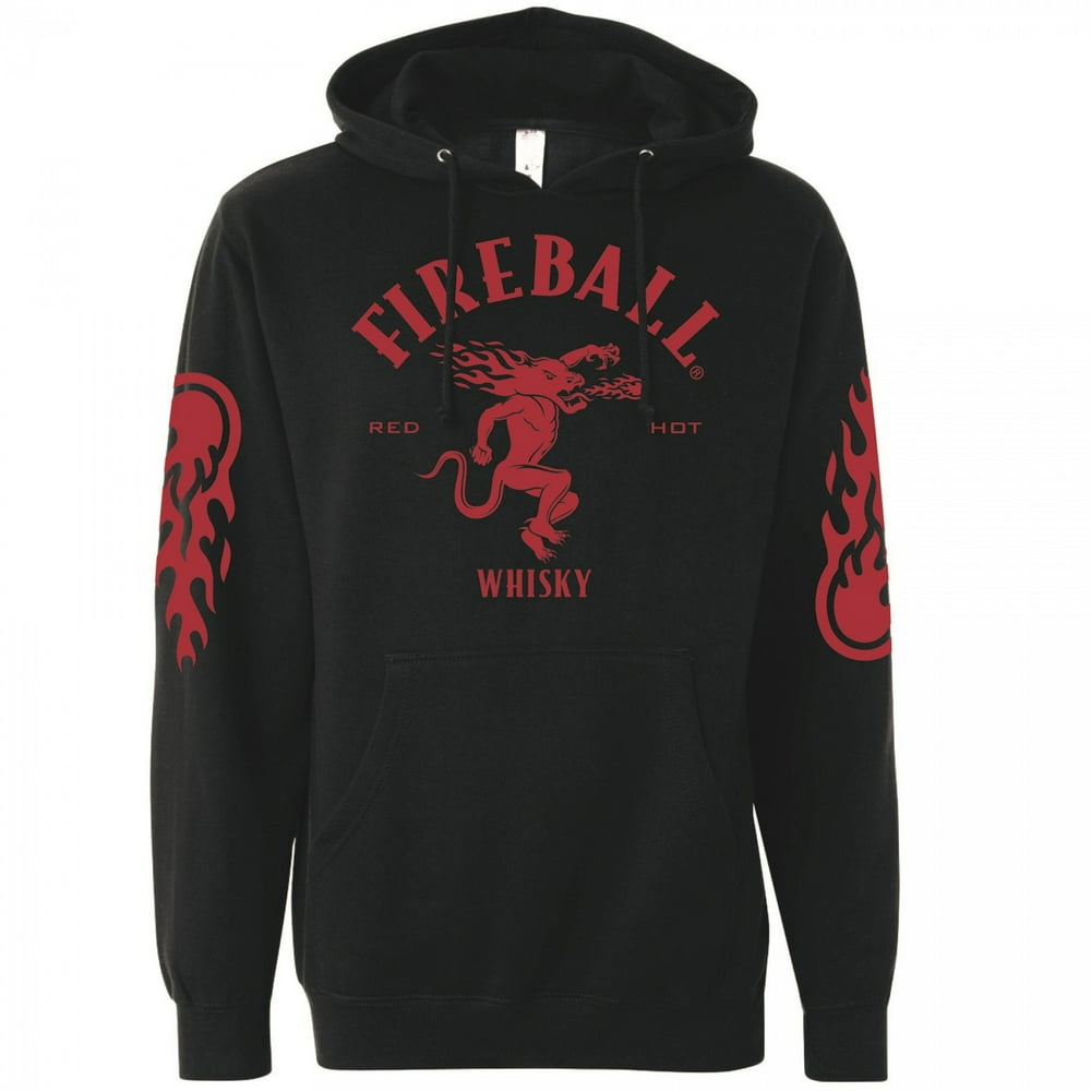 Fireball - Fireball Whisky Sleeve Print Hoodie-Large - Walmart.com ...