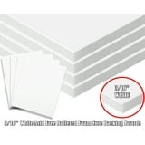 "White Foam Core Backing Board, 3/16"" Thick, 24x36, 5 Pack, Acid Free ...