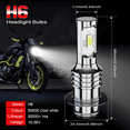 6000K For Yamaha Raptor 350 660R 700 700R LED Headlight Bulb Kit ...