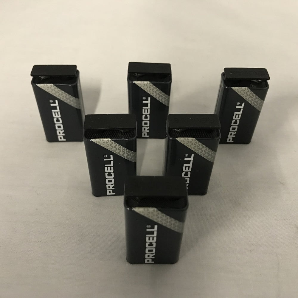 Procell 9V Batteries by Duracell PC1604 Alkaline 6 Batteries - Walmart.com