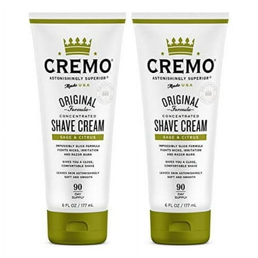 Cremo Barber Grade Cooling Shave Cream, Astonishingly Superior Ultra ...