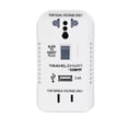 Travel Smart All-In-One Multiple Socket Adapter And Converter Set With ...