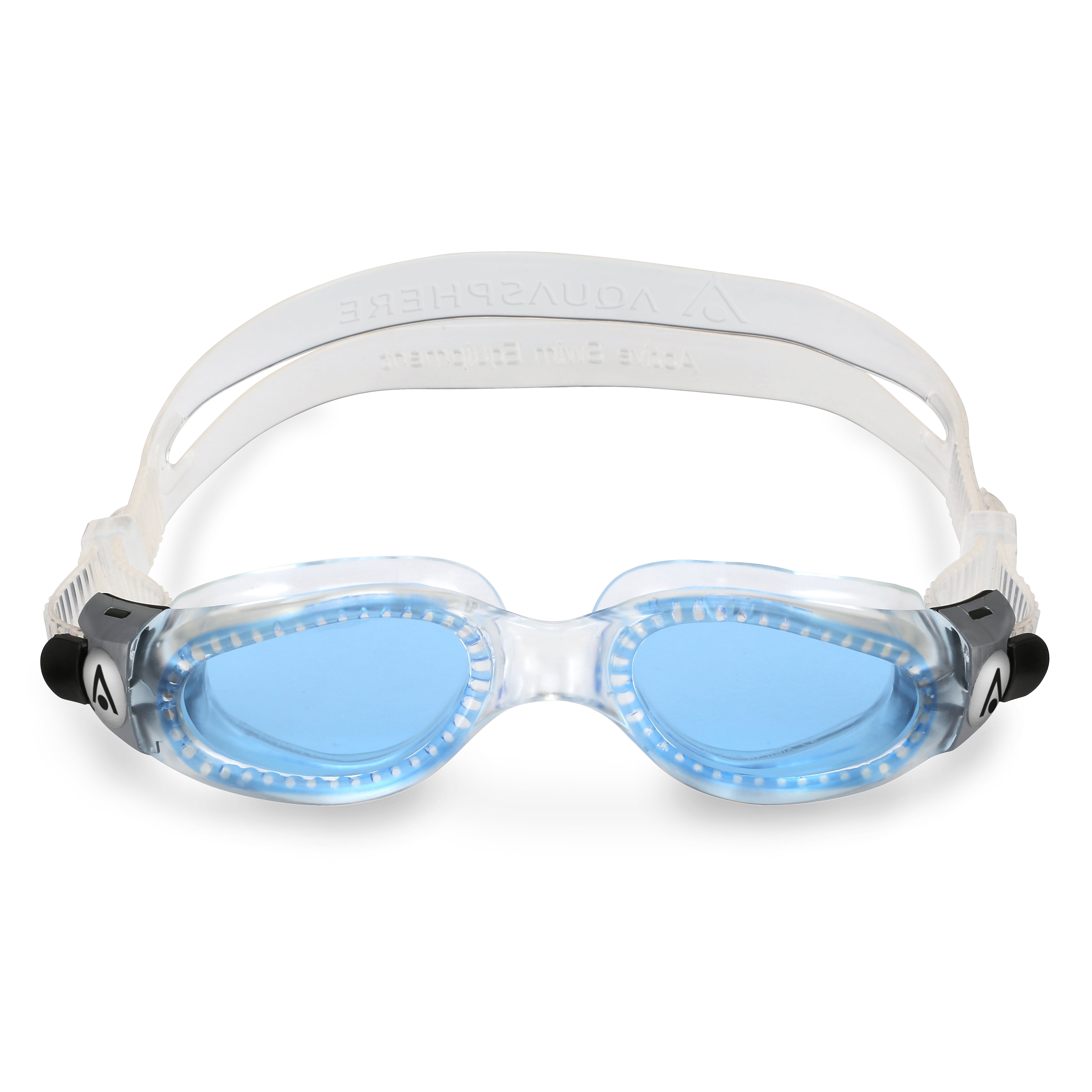 Aqua Sphere Kaiman Compact Goggle - Adult - Blue Lens - Clear - Walmart.com