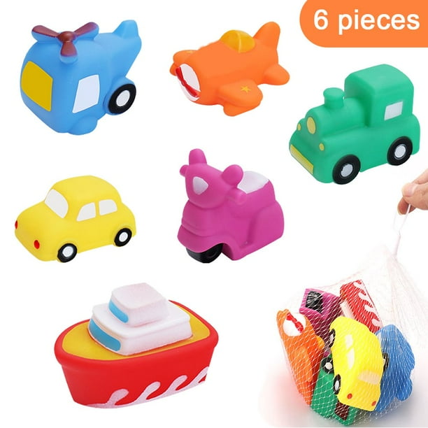 AMERTEER 6 PCS Water Bath Squirties Fun Floating Squeeze and Squirt ...