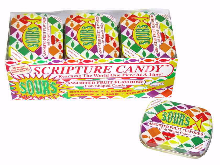 Candy-Scripture Mints Pocket Tin-Sours (Pack of 9) - Walmart.com
