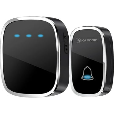 Doorbell, IP65 Waterproof Wireless Doorbell Chime Kit with 36 Chimes, 4 ...