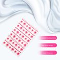 BESTYASH Pink Cherry Blossom Face Stickers Paper Material Flower Decals ...