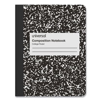 Universal Composition Book, Medium/college Rule, Black Marble Cover, 9. ...