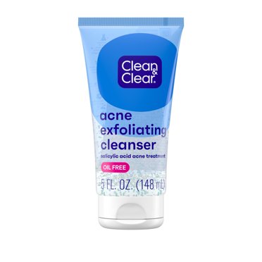 Clean & Clear Acne Triple Clear Exfoliating Facial Scrub, 5 oz ...