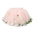 Curuila Toddler Girls Tutu Skirt Mardi Gras Solid Color Carnival ...