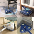 Vislone 360 Triangle Mop, Rotatable Extendable Cleaning Mop with 6 ...