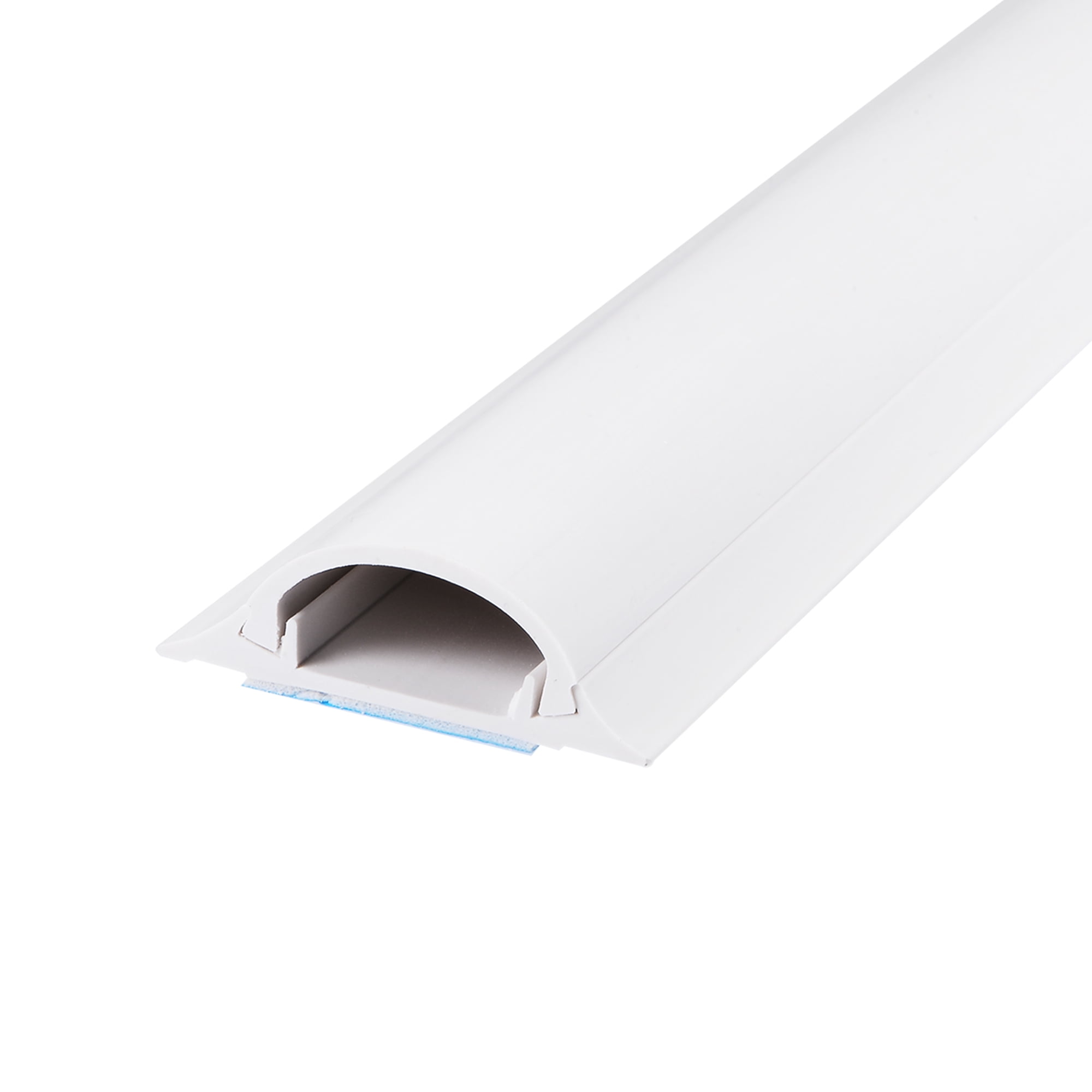 Uxcell 15.7"Lx1.8"Wx0.6"H Cable Raceway Cord Cover Self-Adhesive Wire ...