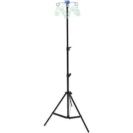1 Set of IV Pole with Wheels IV Bag Holder Portable Infusion Stand for ...