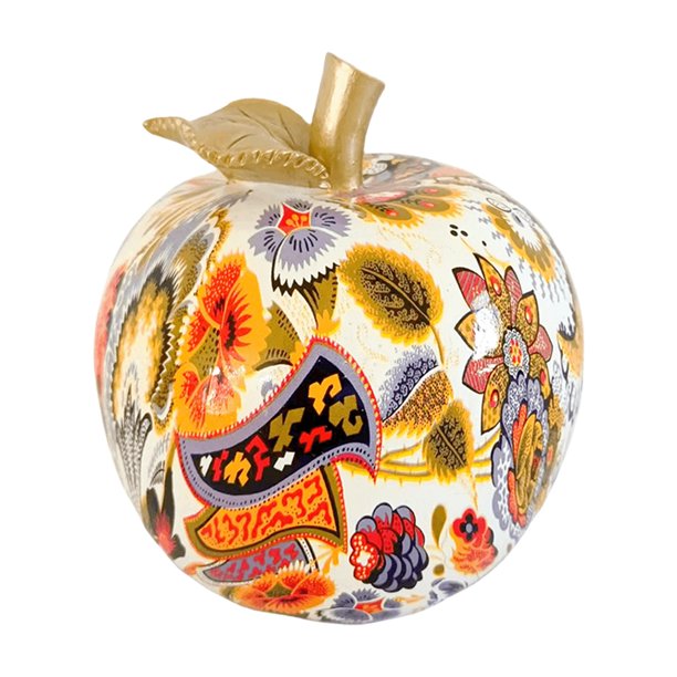 Colorful resin apple statue modern table centerpieces multi-purpose for ...