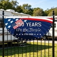 47.2In 250Th Anniversary Fan Flag With Grommets Usa Outdoor Bunting ...