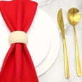 6pcs Natural Wooden Napkin Rings - Elegant Round Table Decor Holders ...