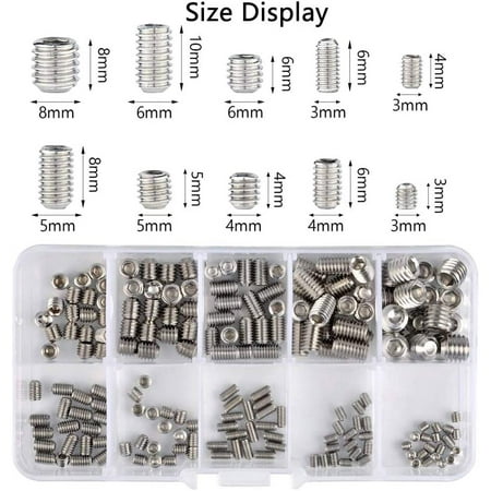 Hex Allen Set Grub Socket Head Drive Screw M3 M4 M5 M6 M8 | Walmart Canada