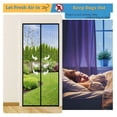 Magnetic Screen Door 62 "W x 99" H Upgraded Heavy Duty Fiberglass Door ...