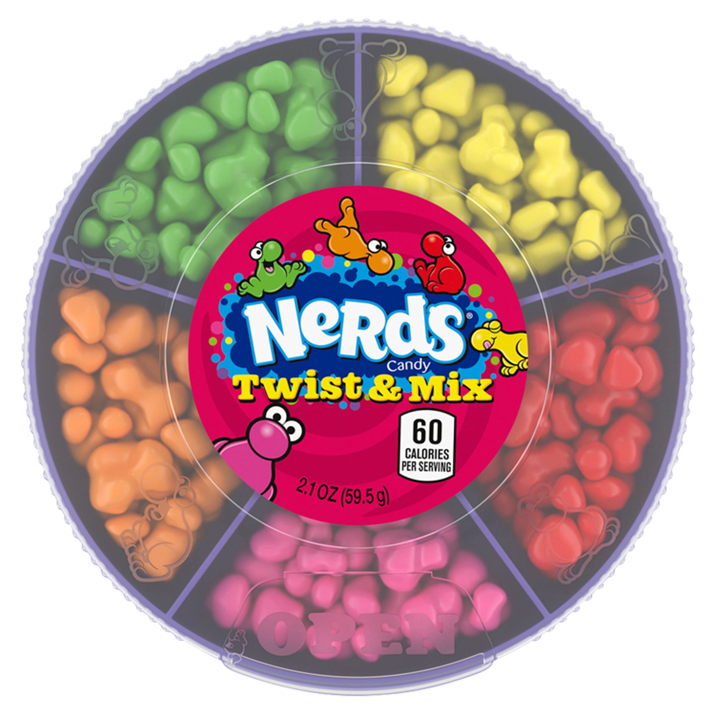 Nerds Twist Mix Candy Assorted Fruity Flavored Nerds Candy 2 1 Oz