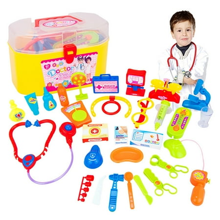 30 Pcs Doctor Nurse Medical Kit Children Role-playing Doctor Toy Suit ...