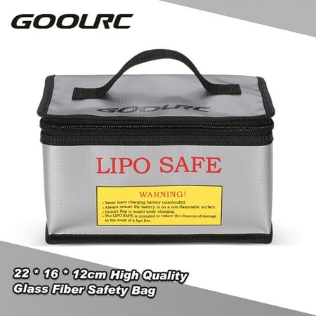 GoolRC 22 * 16 * 12cm Glass Fiber RC LiPo Battery Safety Bag Safe Guard ...